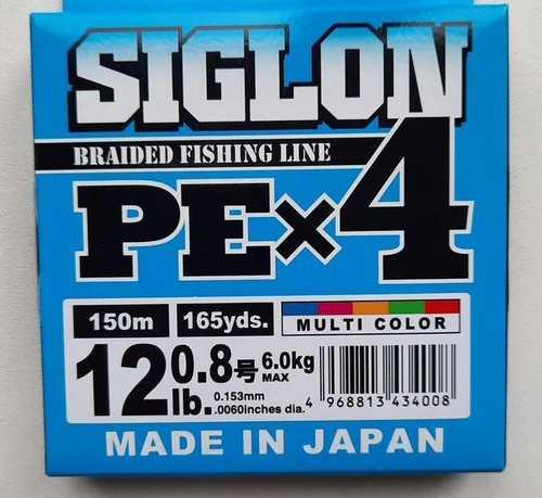 Плетёный шнур Sunline siglon PEx4 #0.8/12lb 150m