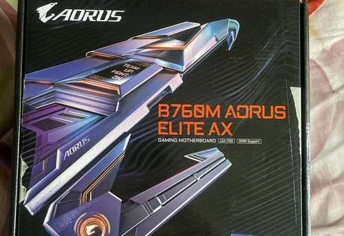 Материнская плата gigabyte aorus b760m