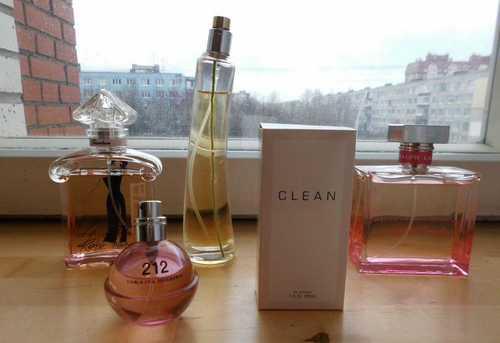 Clean,guerlain,herrera,dali,kenzo,ralph lauren