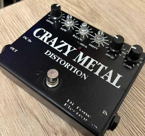 Гитарная педаль Crazy Metal Distortion