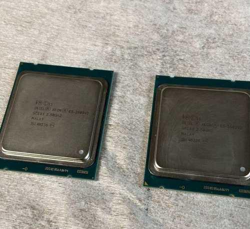 Процессор Xeon E5-2609v2 2шт