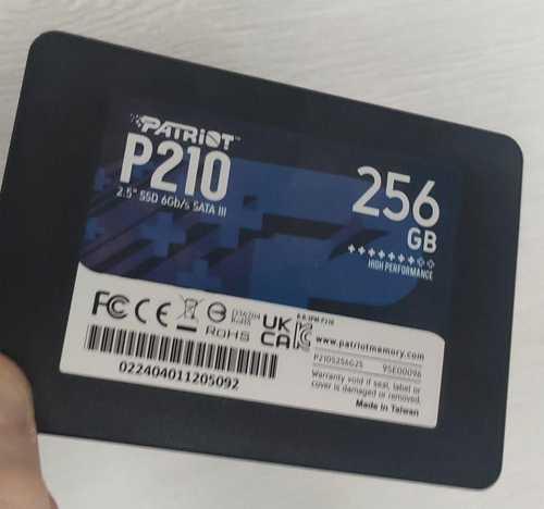 SSD Patriot 256GB