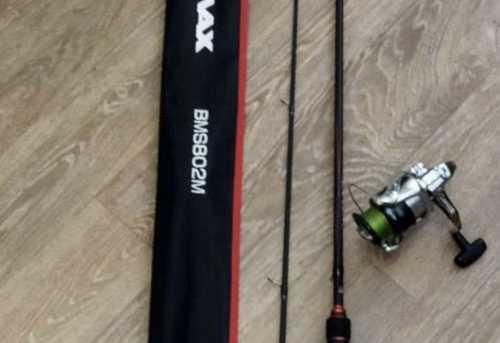 Спиннинг Abu garcia катушка Shimano Nexave 4000