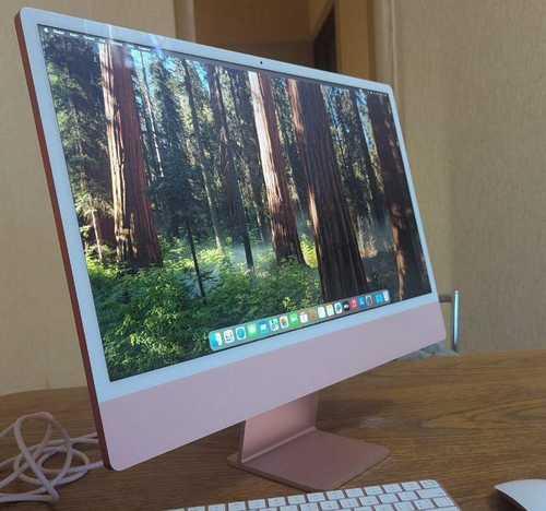 Apple iMac M3 2023 красный