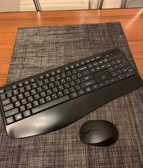 Беспроводные клавиатура и мышь dexp