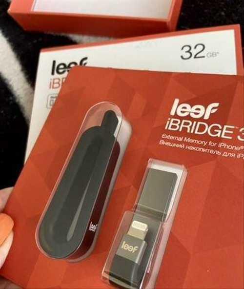 Накопитель Leef iBridge 3- флешка для Apple, 32Gb