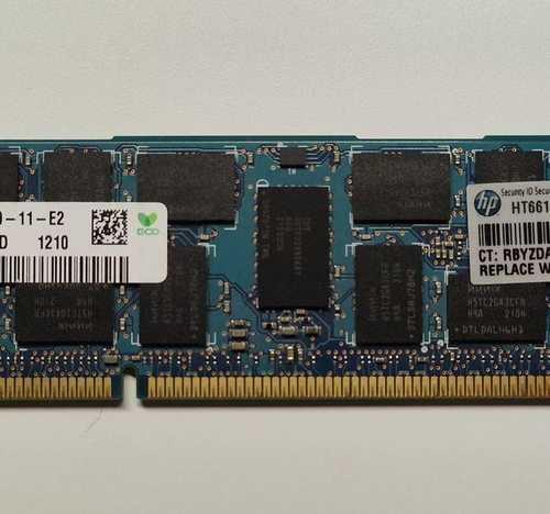 Оперативная память rdimm ECC DDR3 8гб Hynix