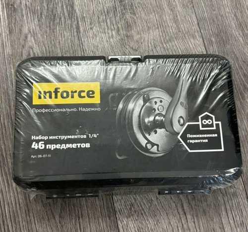 Набор инструментов Inforce 46 предметов 1/4"