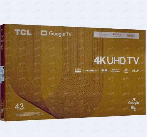 LED-телевизор TCL 43P745 черный