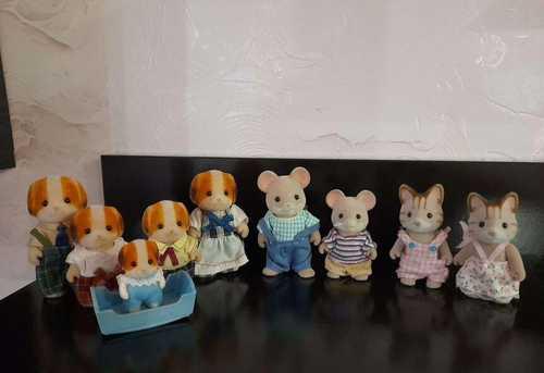 Sylvanian families разные семейки