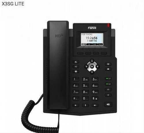 IP-телефон Fanvil X3SG lite SIP Чёрный, X3SG lite