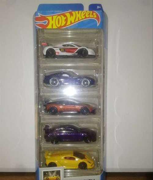 Hot wheels набор 5 шт