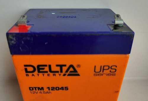 Аккумуляторная батарея Delta DTM 12045 12V / 4.5