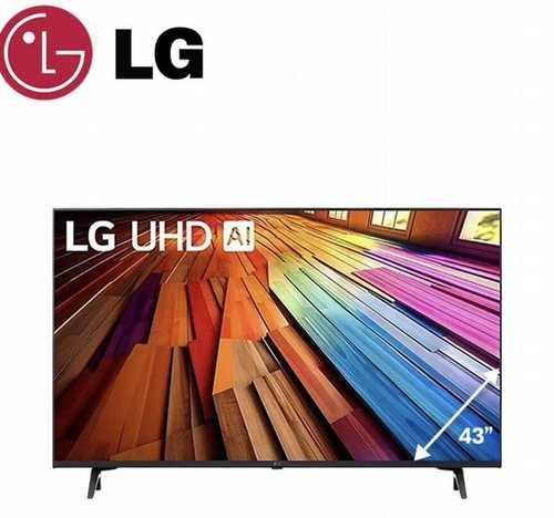 LG Телевизор 43UT80006LA 43" 4K UHD, черный