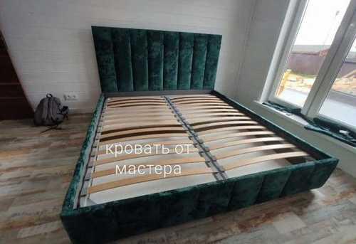Кровать детская с мягкой спинкой