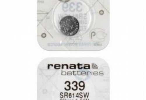 Renata 339 SR614SW Silver BL1 (10шт)