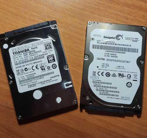 Жесткие диски (hdd) для ноутбука 500Gb, 2.5", SATA