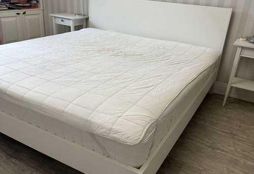 Кровать двухспальная 180 200 с матрасом IKEA