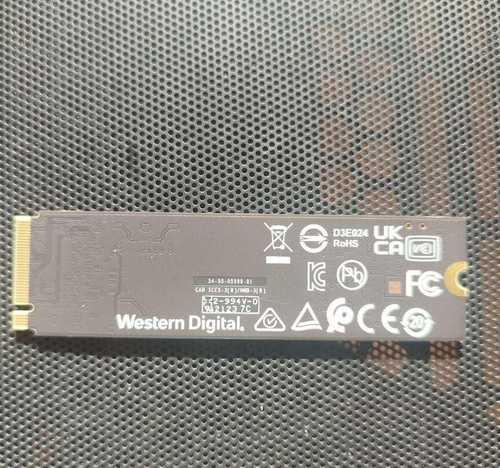 1000 гб SSD M.2 накопитель WD Black SN750