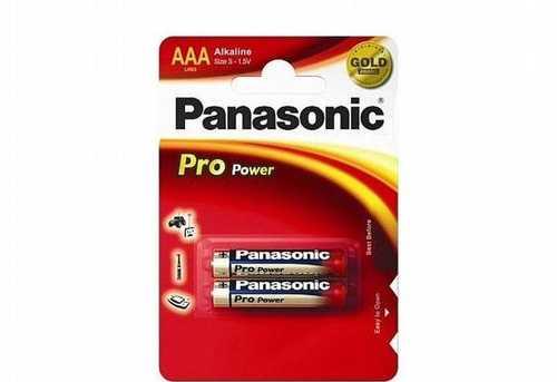 Батарейки Panasonic LR03XEG/2BP RU AAA щелочные Pr