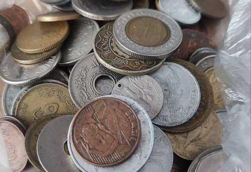 Монеты мира на вес 0.5 кг