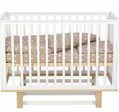 Кроватка детская Polini kids Simple 340 с маятнико