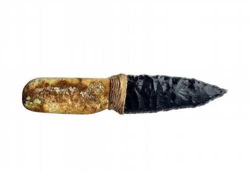 Ритуальный нож Атам из Бирюзы и Обсидиана 302