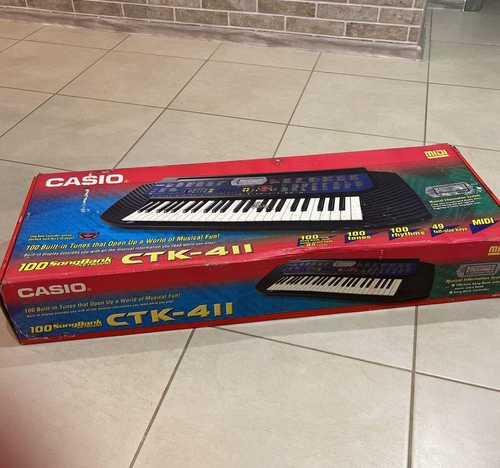 Синтезатор casio CTK-411