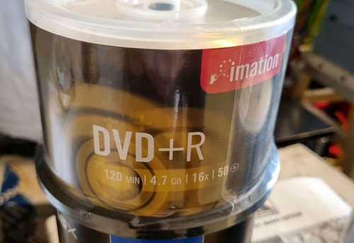 Двд диски болванки DVD + R 50 шт в коробке