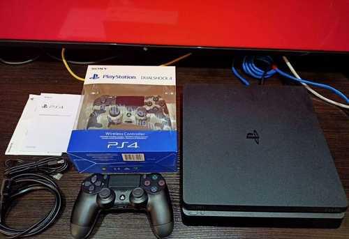 Sony PS4 Slim +2геймпада +игры