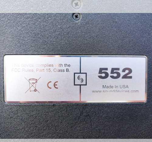 Sound devices 552 микшер 5 канальный