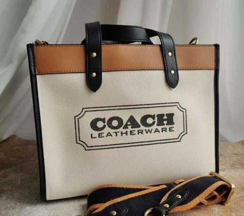Сумка шопер Coach из текстиля