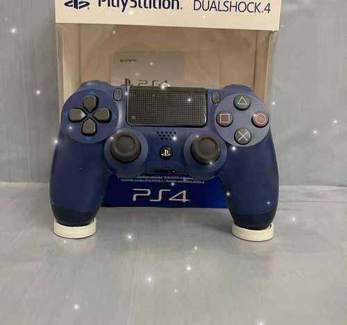 DualShock 4 V2 Геймпад темно-синий для PS4, пк