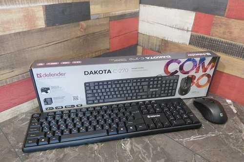 Комплект клавиатура и мышь Defender Dakota C-270 R
