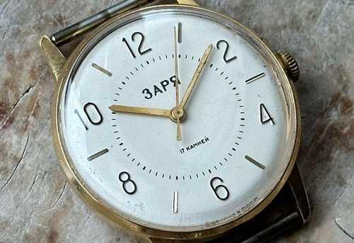 Часы мужские Заря 2009 позолота, СССР, 1970е