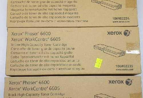 Картриджи Xerox phaser 6600. Work Centre 6605