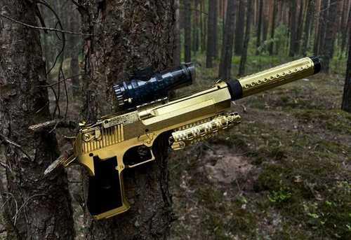 Пистолет орбизный Desert Eagle золотой