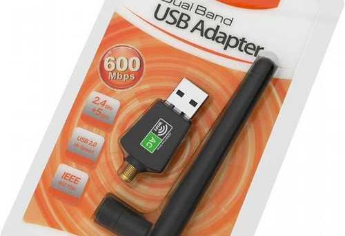 USB - Wi-Fi адаптер (2,4 - 5 GHz) Черный