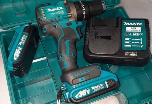 Безщеточный ударный шуруповерт Makita 36v