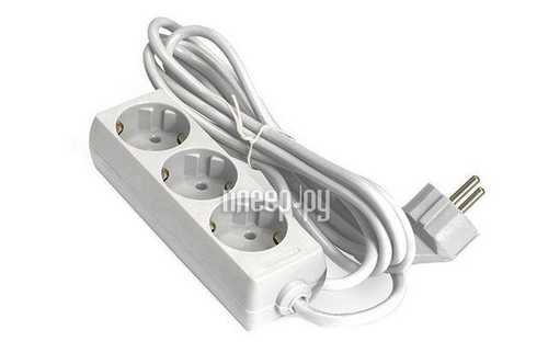Удлинитель ExeGate ECE-3-5W 3 Sockets 5m White