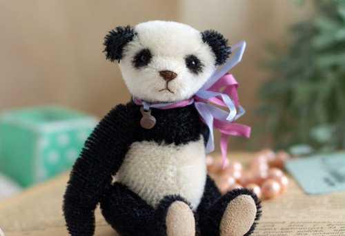 Мишка Тедди панда ручной работы коллекционный