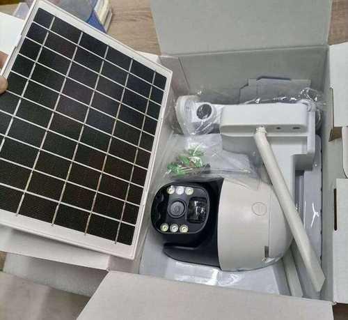 Камера видеонаблюдения 4g на солнечной батарее опт