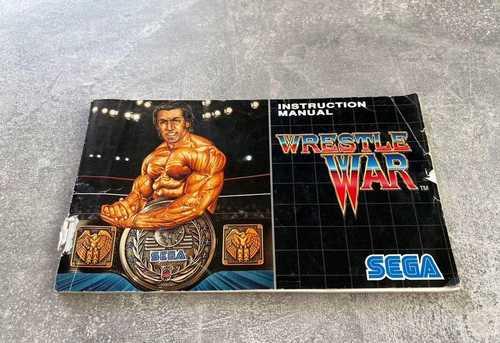 Wrestle War инструкция Sega Mega Drive Pal