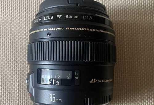 Фотообъективы Canon 85мм и 80мм Carl Zeiss