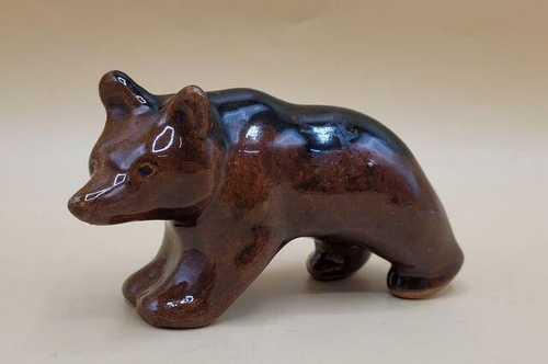 Статуэтка керамика Медведь 6,5*11 см