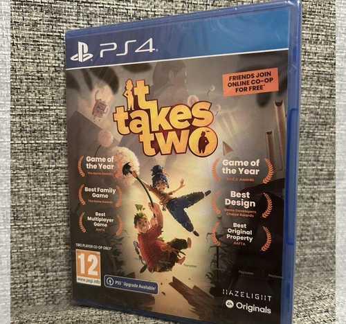 It takes two ps4 диск