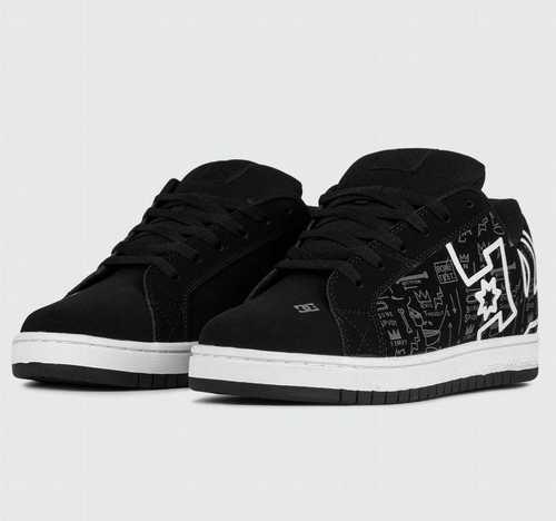 Кеды DC Shoes Court Graffik Basq Black / White