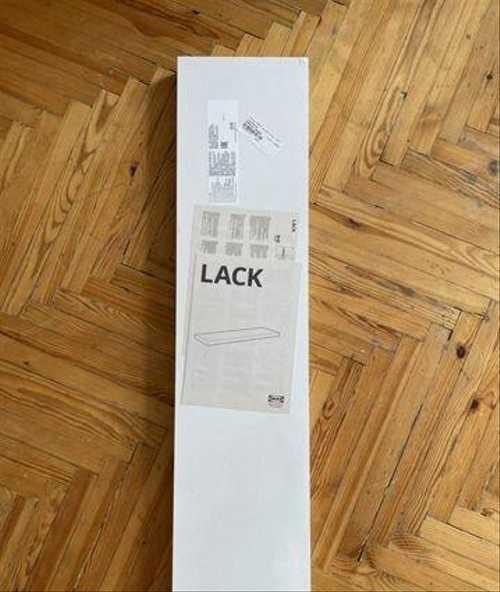 Полка навесная IKEA lack лакк 110x26 см