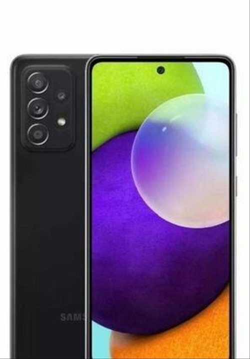 Новый смартфон Samsung Galaxy A52 8 гб черный