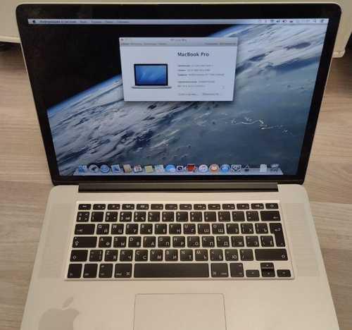 Apple macbook pro 15 2014 retina